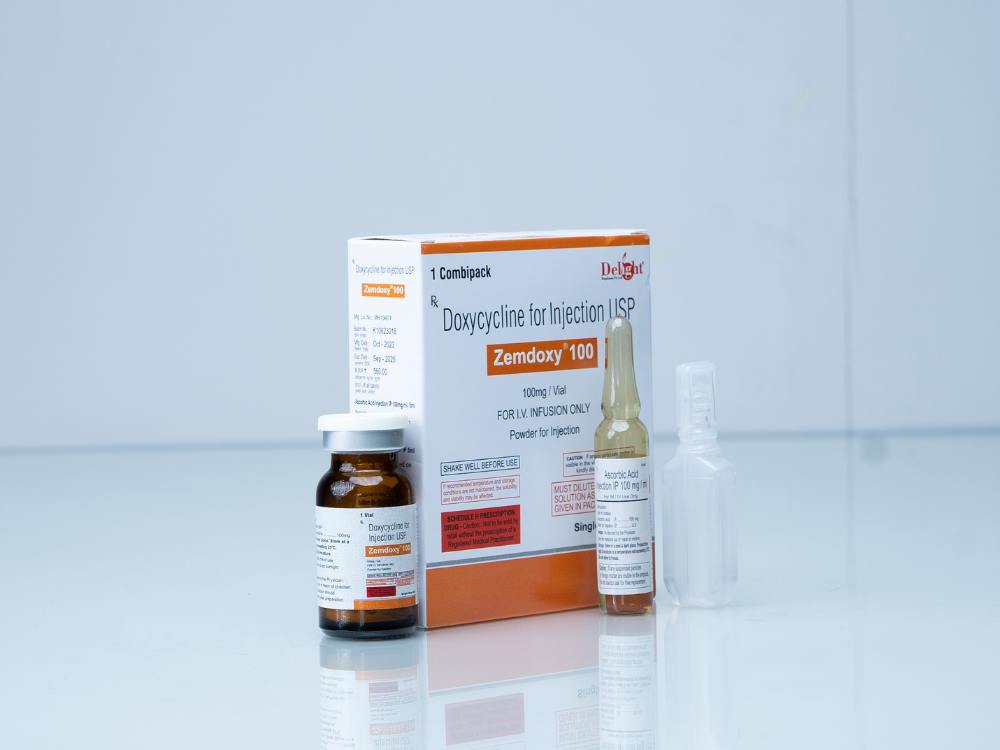 ZEMDOXY®- 100mg Injection - Delight Biopharma Pvt. Ltd